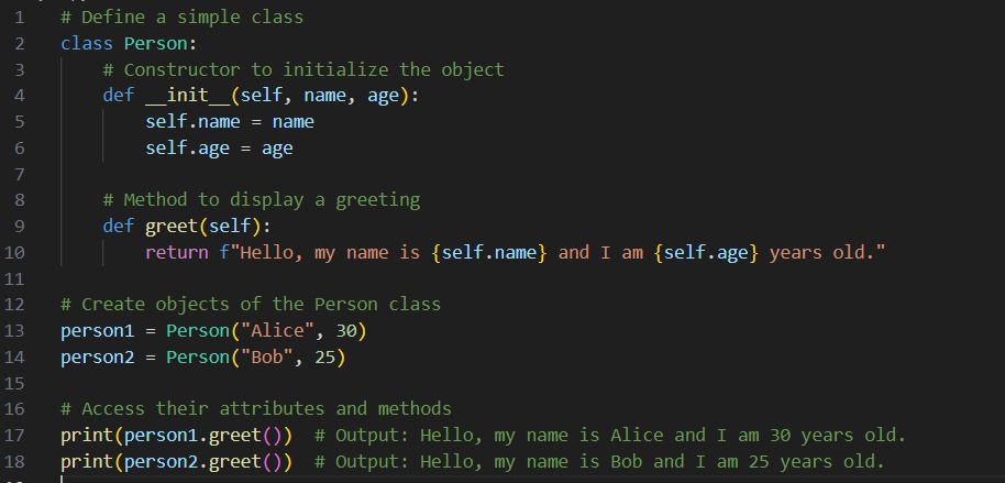 Jitin Sharma on LinkedIn: #python #oop #learntocode #classesandobjects ... Jitin Sharma on LinkedIn: #python #oop #learntocode #classesandobjects ...