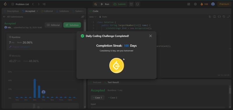 Nikhil Dixit on LinkedIn: #leetcode #100daysofcode #achievement # ... Nikhil Dixit on LinkedIn: #leetcode #100daysofcode #achievement # ...