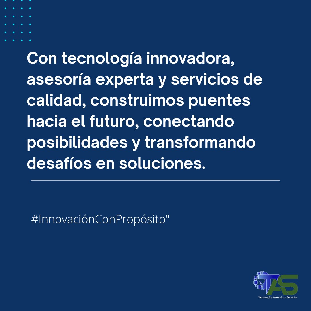 TAS, Tecnología, Asesoría y Servcios. on LinkedIn: #tsa # ... TAS, Tecnología, Asesoría y Servcios. on LinkedIn: #tsa # ...