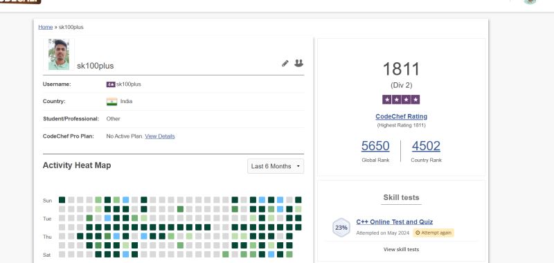 Suraj Kasaudhan on LinkedIn: #codechef #consistency #keepcoding # ... Suraj Kasaudhan on LinkedIn: #codechef #consistency #keepcoding # ...