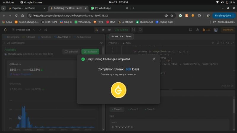 TIMOTHY KANDU on LinkedIn: #100daysofcode #leetcode #dsa #python # ... TIMOTHY KANDU on LinkedIn: #100daysofcode #leetcode #dsa #python # ...
