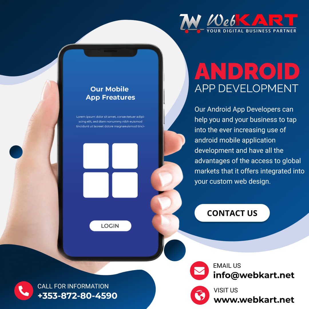 WebKart on LinkedIn: #androiddevelopment #mobileapp #kotlin #java # ... WebKart on LinkedIn: #androiddevelopment #mobileapp #kotlin #java # ...