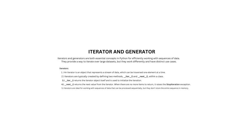 Prachi Rai on LinkedIn: #pythonprogramming #iterators #generators # ... Prachi Rai on LinkedIn: #pythonprogramming #iterators #generators # ...