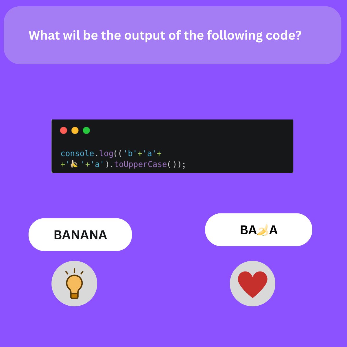 Choosing the right JavaScript code for ajs quiz | Manish P. posted on ... Choosing the right JavaScript code for ajs quiz | Manish P. posted on ...