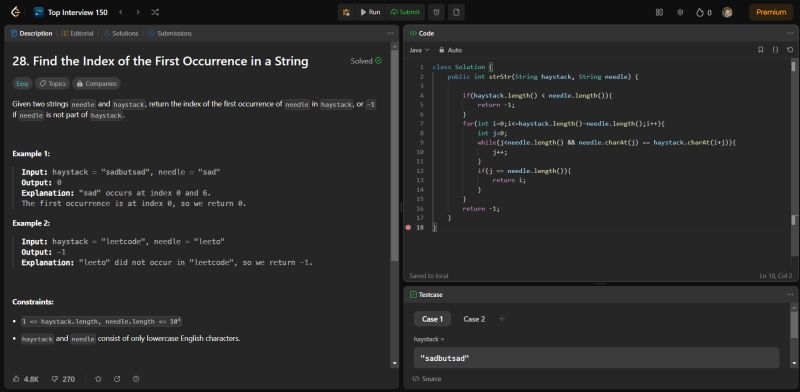 Yashas K. on LinkedIn: #100daysofcode #dsa #leetcode150 ... Yashas K. on LinkedIn: #100daysofcode #dsa #leetcode150 ...