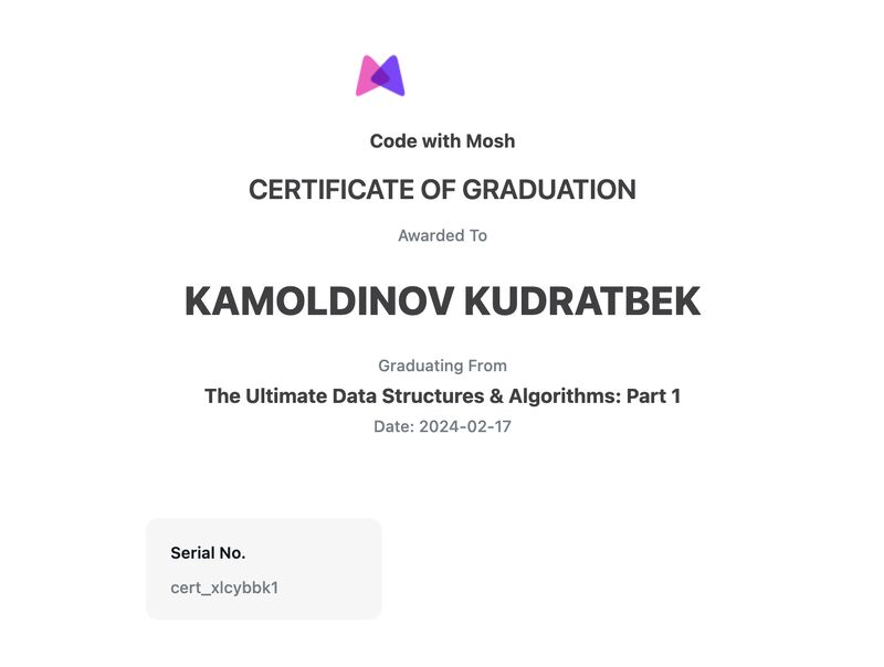 Kudratbek Kamoldinov on LinkedIn: I'm thrilled to announce that I've ... Kudratbek Kamoldinov on LinkedIn: I'm thrilled to announce that I've ...