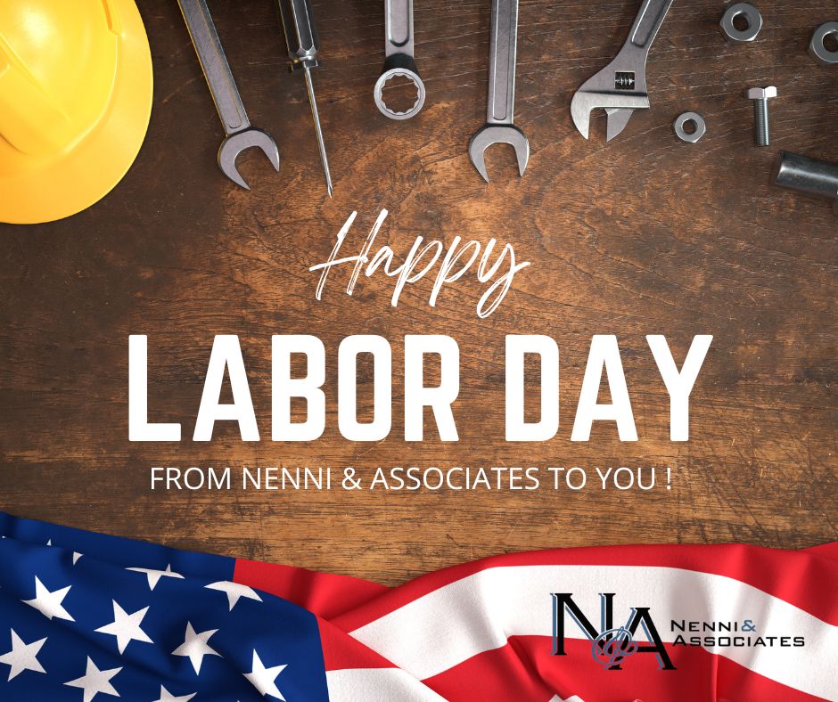 Nenni and Associates on LinkedIn: Happy Labor Day! Nenni and Associates on LinkedIn: Happy Labor Day!