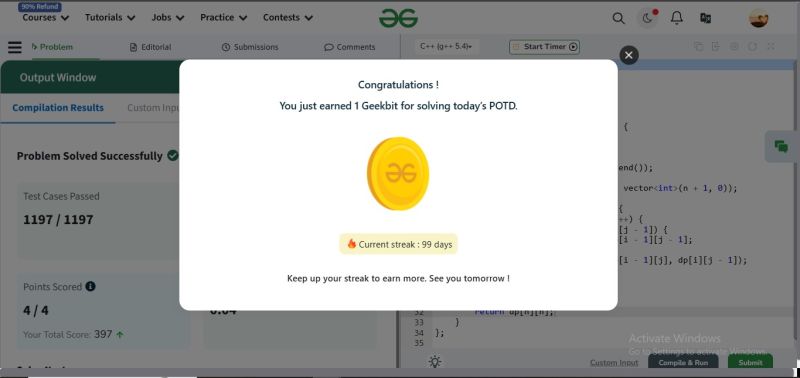 #gfgchallenge #codingjourney #problemsolving #dsa #gfg160 # ... #gfgchallenge #codingjourney #problemsolving #dsa #gfg160 # ...