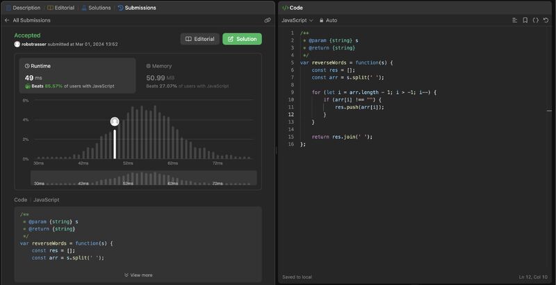 Rob Strasser on LinkedIn: #leetcode #coding Rob Strasser on LinkedIn: #leetcode #coding