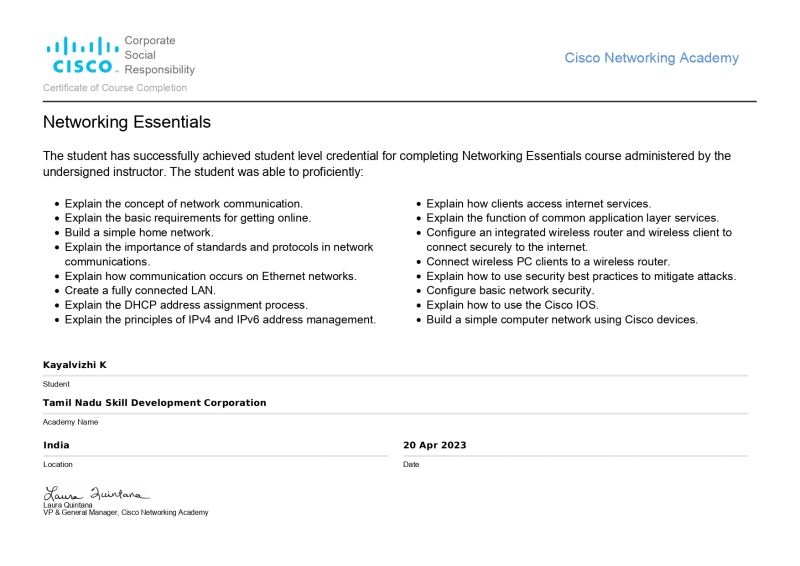 Kayalvizhi Kalyanasundharam on LinkedIn: #networkingessentials # ... Kayalvizhi Kalyanasundharam on LinkedIn: #networkingessentials # ...