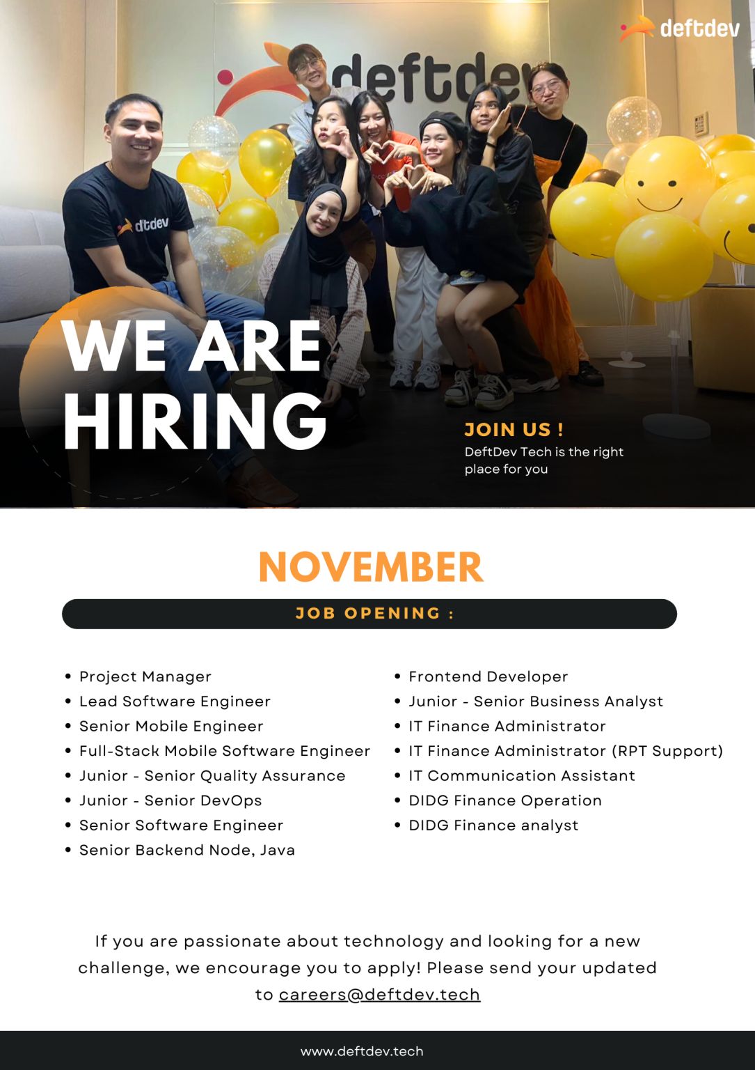 Krit Box on LinkedIn: #lifeatdeftdev #peopleatdeftdev #deftdevtech #joinus Krit Box on LinkedIn: #lifeatdeftdev #peopleatdeftdev #deftdevtech #joinus