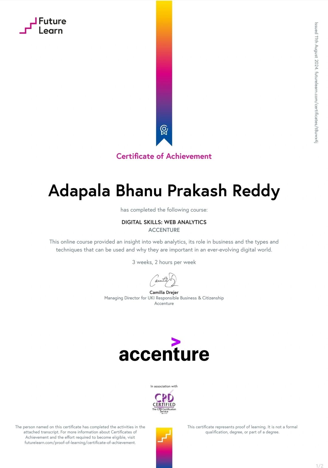 Adapala Bhanu Prakash Reddy posted on LinkedIn Adapala Bhanu Prakash Reddy posted on LinkedIn