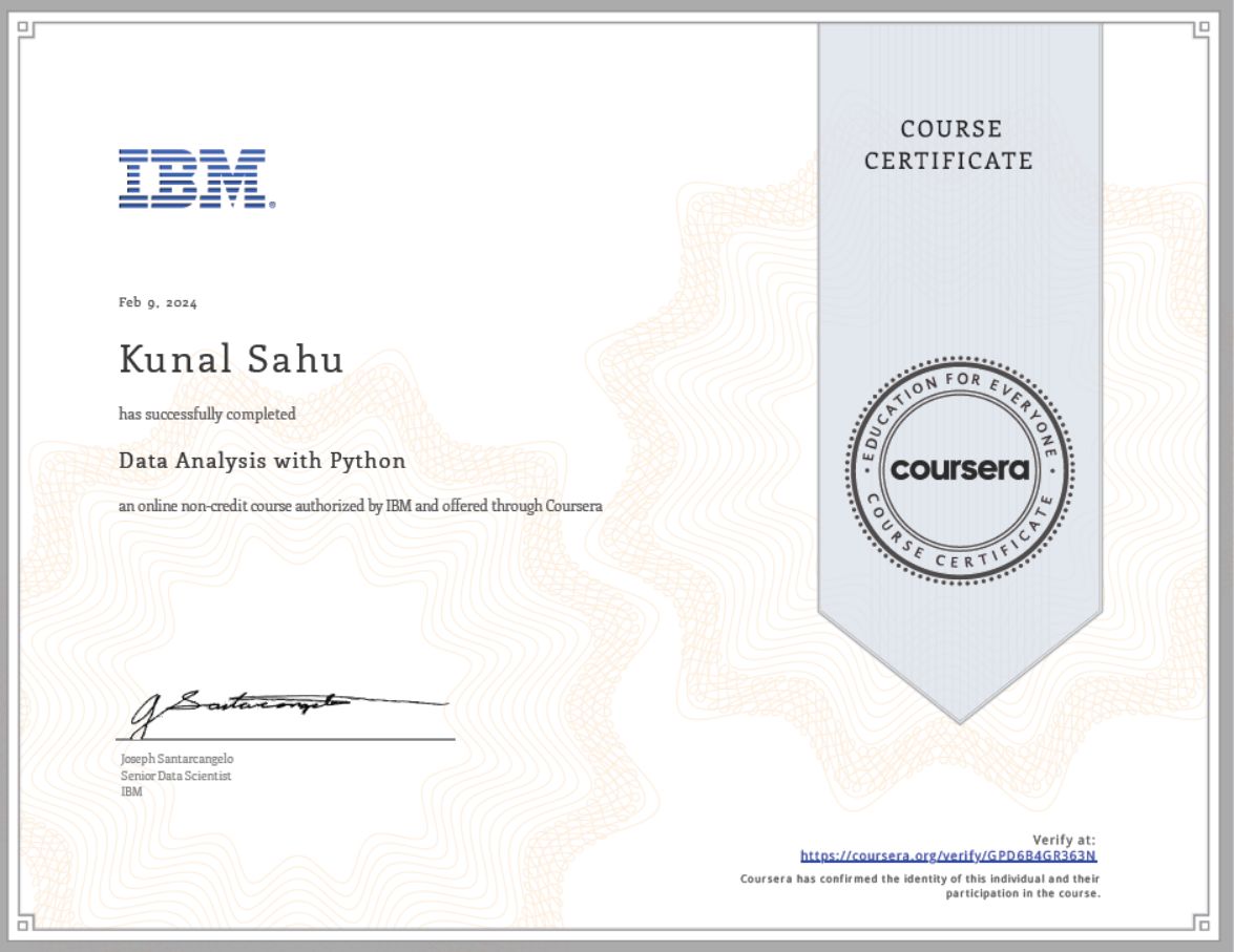 Kunal Sahu on LinkedIn: #dataanalysis #python #ibm #coursera # ... Kunal Sahu on LinkedIn: #dataanalysis #python #ibm #coursera # ...