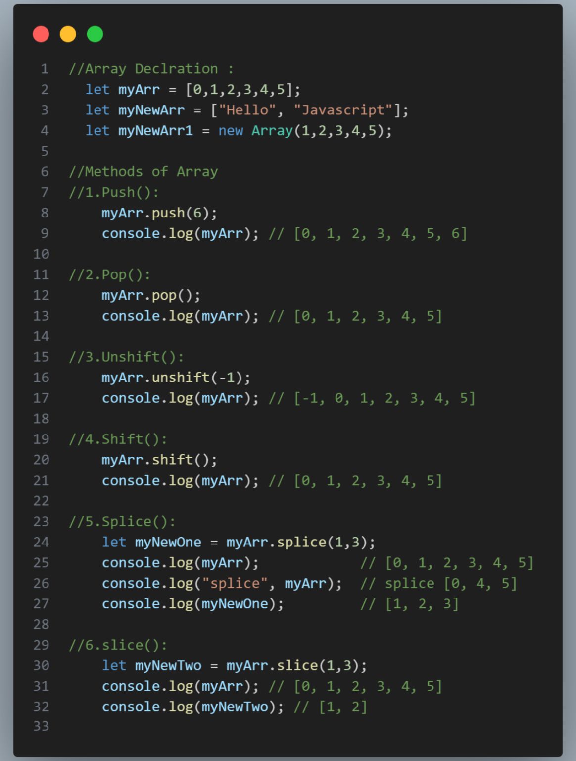 Mayur Redekar on LinkedIn: #javascript #arrays #programming # ... Mayur Redekar on LinkedIn: #javascript #arrays #programming # ...