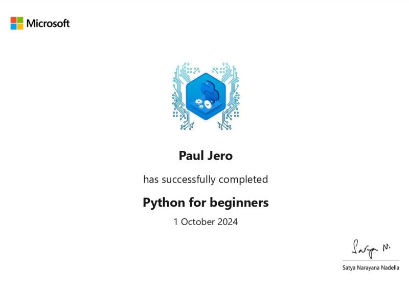 Paul Jero on LinkedIn: Today I earned my Paul Jero on LinkedIn: Today I earned my