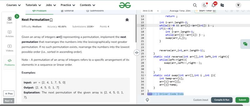 Vishnu Shankar on LinkedIn: #gfg160 #geekstreak2024 #codingjourney #dsa Vishnu Shankar on LinkedIn: #gfg160 #geekstreak2024 #codingjourney #dsa