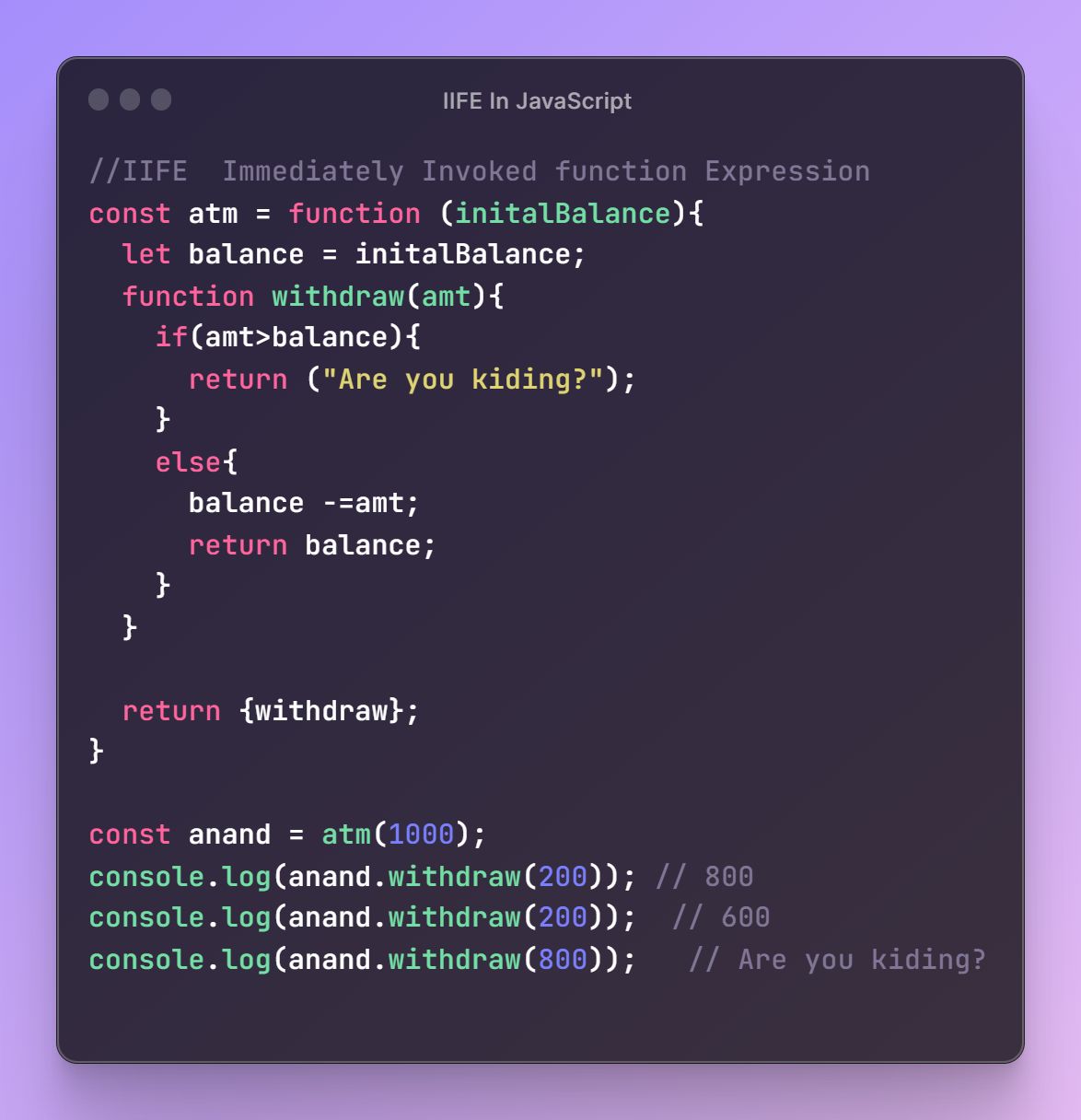 How to master IIFE in JavaScript | w3codewin posted on the topic | LinkedIn How to master IIFE in JavaScript | w3codewin posted on the topic | LinkedIn