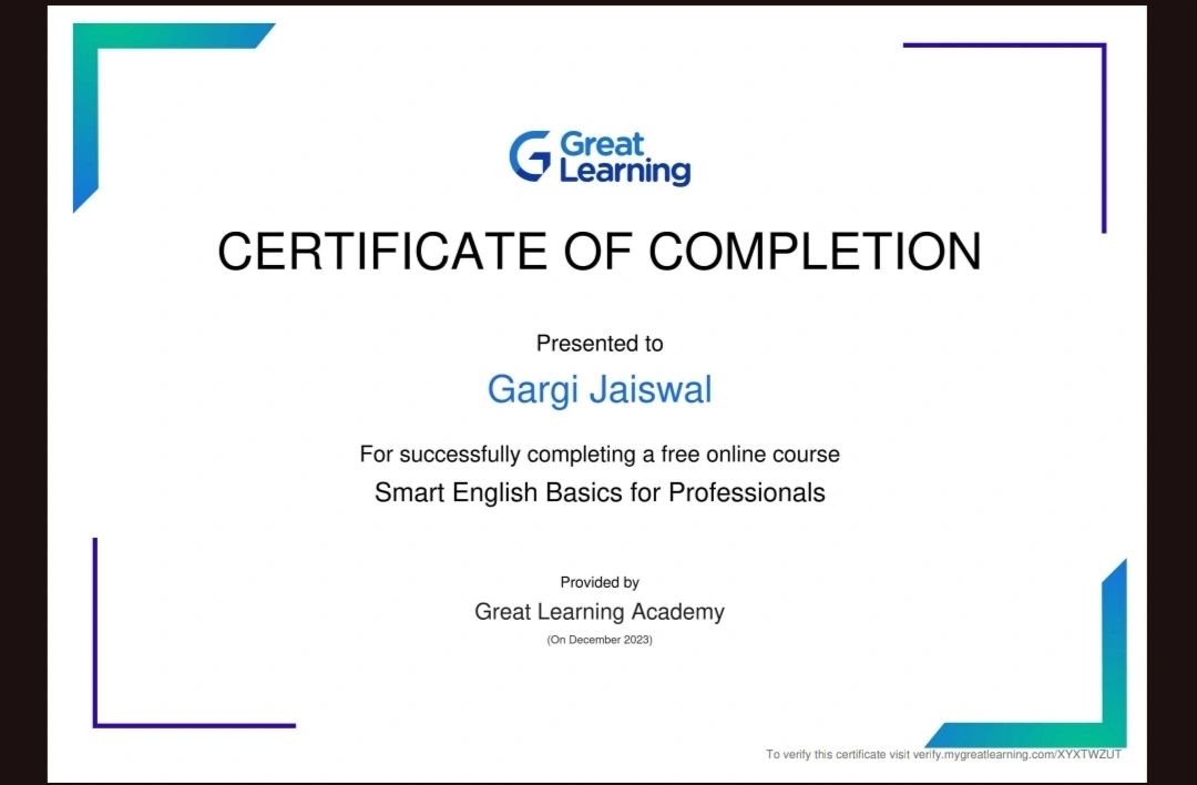 Gargi Jaiswal on LinkedIn: #education #educationabroad #greatlearning # ... Gargi Jaiswal on LinkedIn: #education #educationabroad #greatlearning # ...