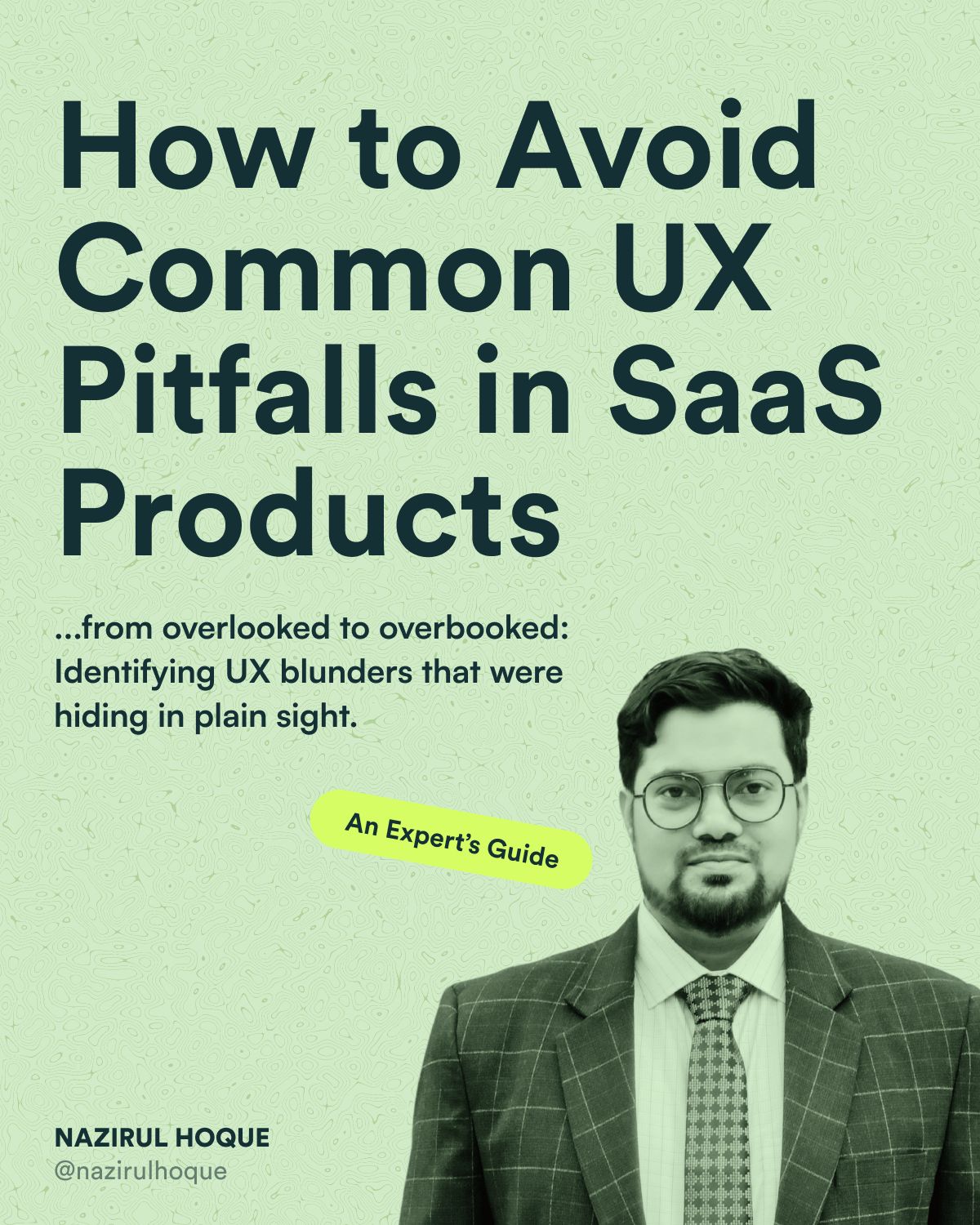 How to avoid common UX pitfalls in SaaS design | Nazirul Hoque posted ... How to avoid common UX pitfalls in SaaS design | Nazirul Hoque posted ...