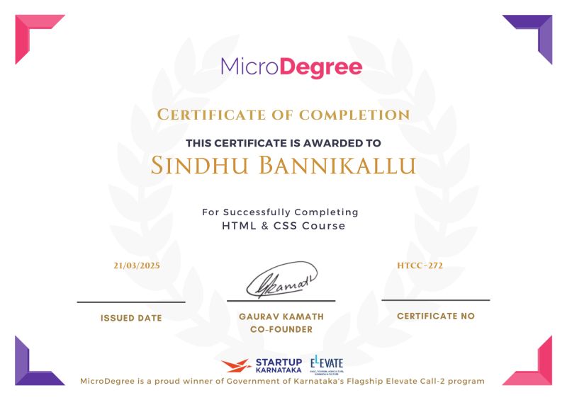 I’m thrilled to share that I’ve successfully completed the HTML and CSS ... I’m thrilled to share that I’ve successfully completed the HTML and CSS ...