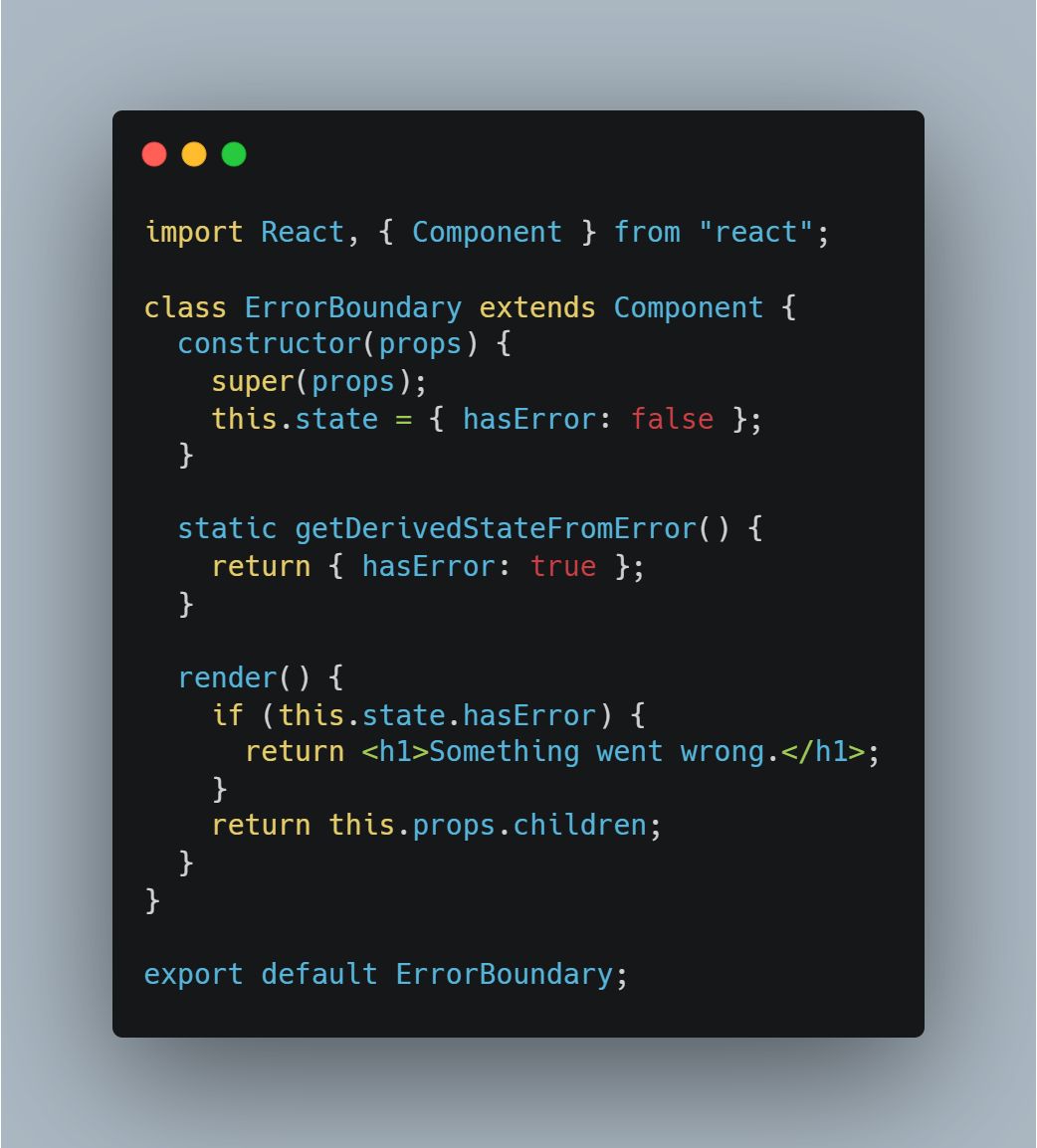 Parmeet Singh on LinkedIn: #reactjs #errorboundaries #reacttips # ... Parmeet Singh on LinkedIn: #reactjs #errorboundaries #reacttips # ...