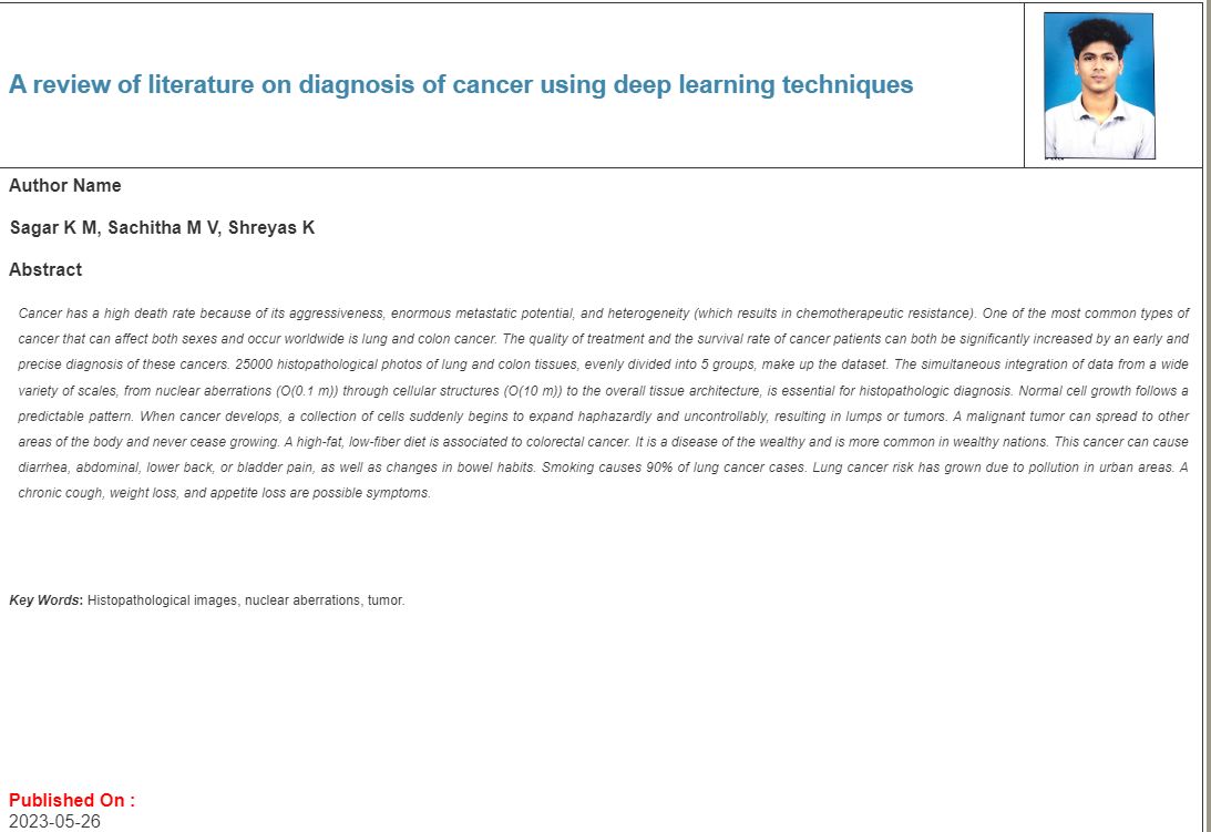Sagar K M on LinkedIn: #finalyearproject #deeplearning # ... Sagar K M on LinkedIn: #finalyearproject #deeplearning # ...