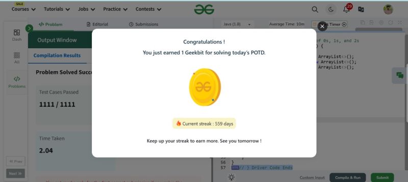 Ashok Reddy Cheluri on LinkedIn: #geekstreak2024 #gfg160 #geeksforgeeks ... Ashok Reddy Cheluri on LinkedIn: #geekstreak2024 #gfg160 #geeksforgeeks ...