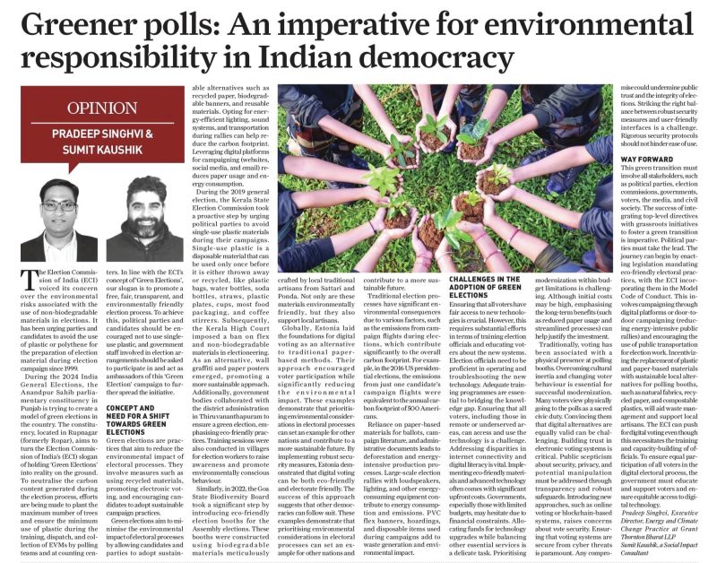 Sumit Kaushik on LinkedIn: #greenpolitics Sumit Kaushik on LinkedIn: #greenpolitics