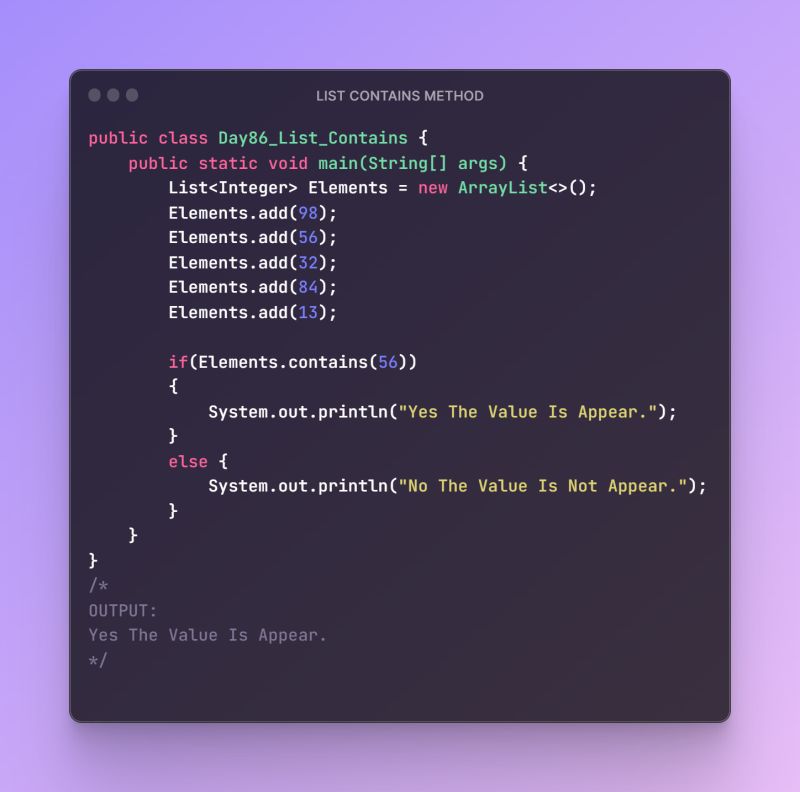 Mohamed Thameem I on LinkedIn: #java #100daysofjava #javaprogramming # ... Mohamed Thameem I on LinkedIn: #java #100daysofjava #javaprogramming # ...