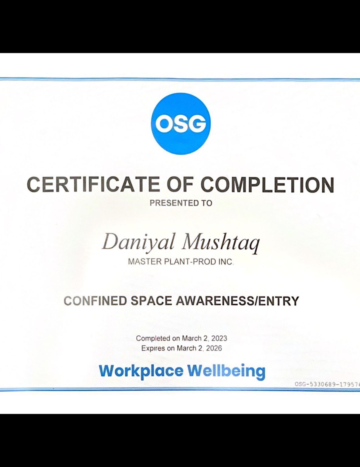 Daniyal Mushtaq on LinkedIn: #safety #osg #confinedspaces Daniyal Mushtaq on LinkedIn: #safety #osg #confinedspaces