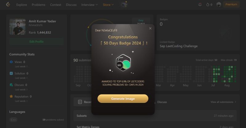 Amit Kumar Yadav on LinkedIn: #leetcode #codingstreak #striver # ... Amit Kumar Yadav on LinkedIn: #leetcode #codingstreak #striver # ...