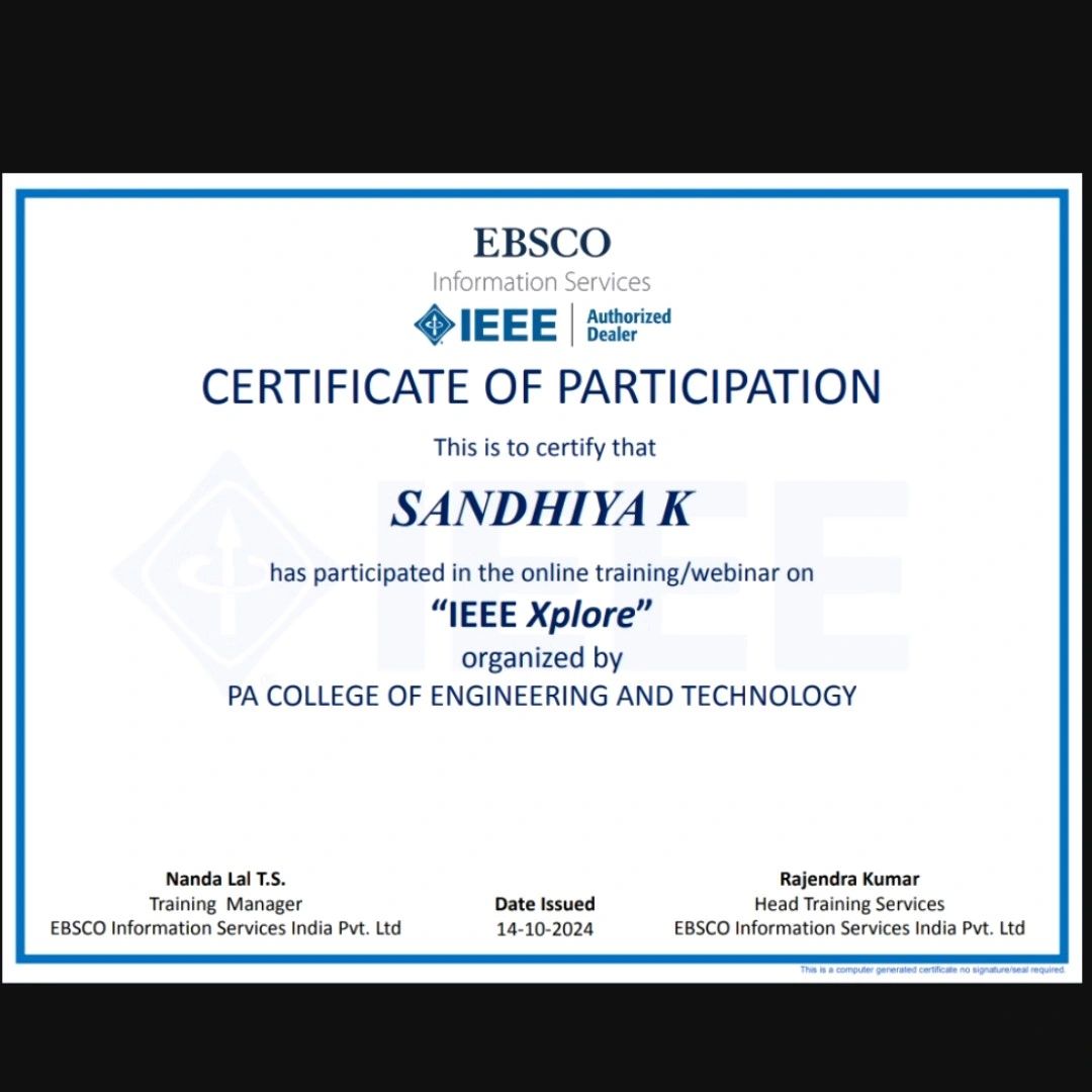 Sandhiya K on LinkedIn: #ieee #ebsco Sandhiya K on LinkedIn: #ieee #ebsco