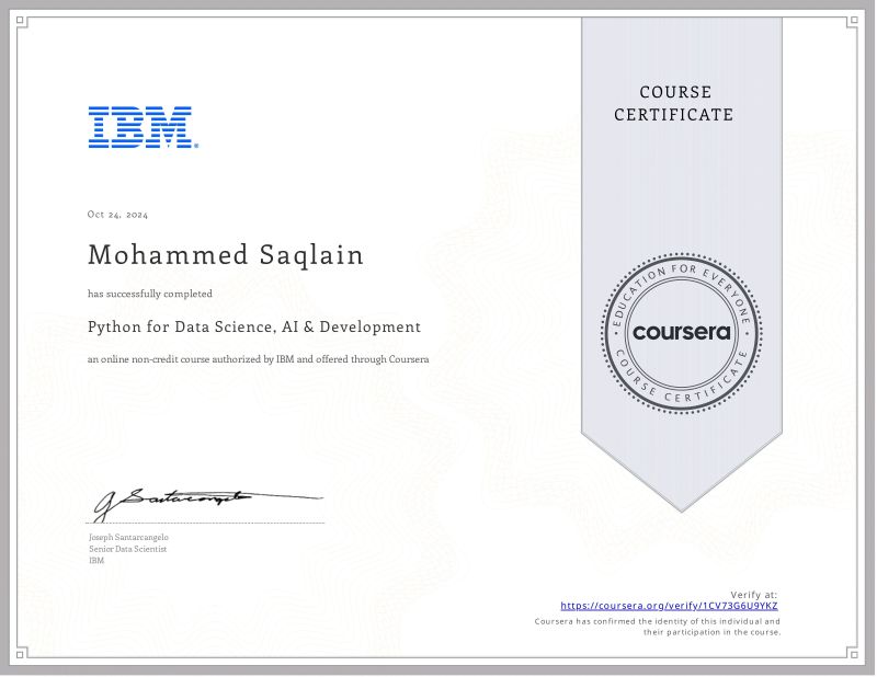 Mohammad Saqlain on LinkedIn: #python #datascience #ai #development # ... Mohammad Saqlain on LinkedIn: #python #datascience #ai #development # ...