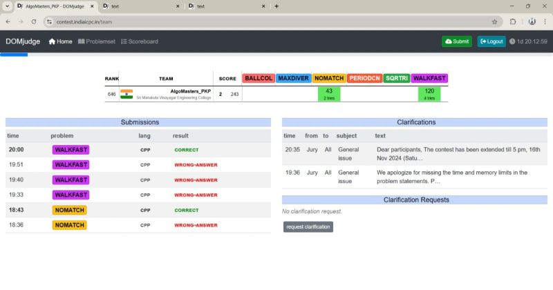 Prabha Karan G on LinkedIn: #icpc #teamcoordination #problemsolving # ... Prabha Karan G on LinkedIn: #icpc #teamcoordination #problemsolving # ...