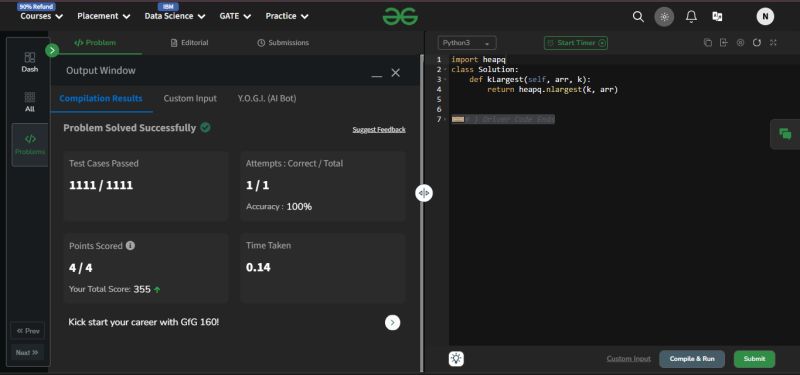 #160daysofcode #python #coding #datastructures #geeksforgeeks #learning ... #160daysofcode #python #coding #datastructures #geeksforgeeks #learning ...