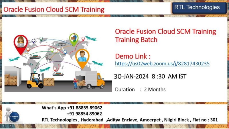 Course : Oracle Fusion Cloud SCM Techno-Functional Training &… | Swetha ... Course : Oracle Fusion Cloud SCM Techno-Functional Training &… | Swetha ...