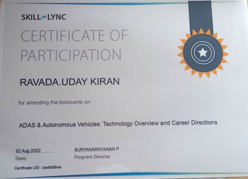 RAVADA UDAY KIRAN on LinkedIn: Hello connections I am glad to inform ... RAVADA UDAY KIRAN on LinkedIn: Hello connections I am glad to inform ...