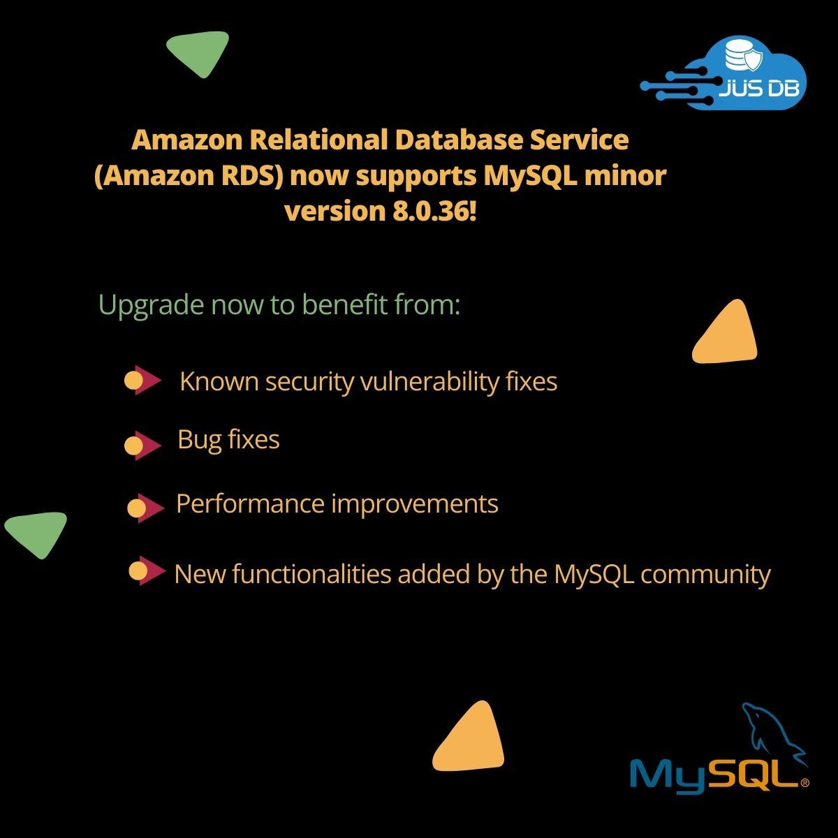 JusDB on LinkedIn: #mysql #aws #database JusDB on LinkedIn: #mysql #aws #database