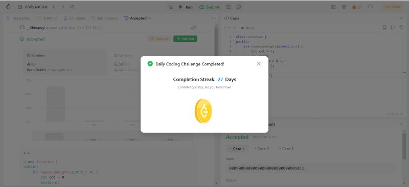 Shivangi Bangar on LinkedIn: #problemoftheday #leetcode #day27 #coding ... Shivangi Bangar on LinkedIn: #problemoftheday #leetcode #day27 #coding ...