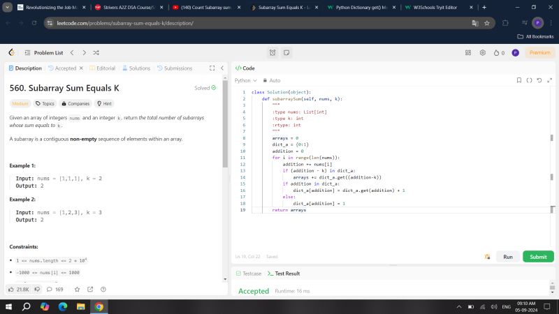 Prasanth T.K on LinkedIn: #dsa #algorithm #python #prefixsum #hashmap # ... Prasanth T.K on LinkedIn: #dsa #algorithm #python #prefixsum #hashmap # ...