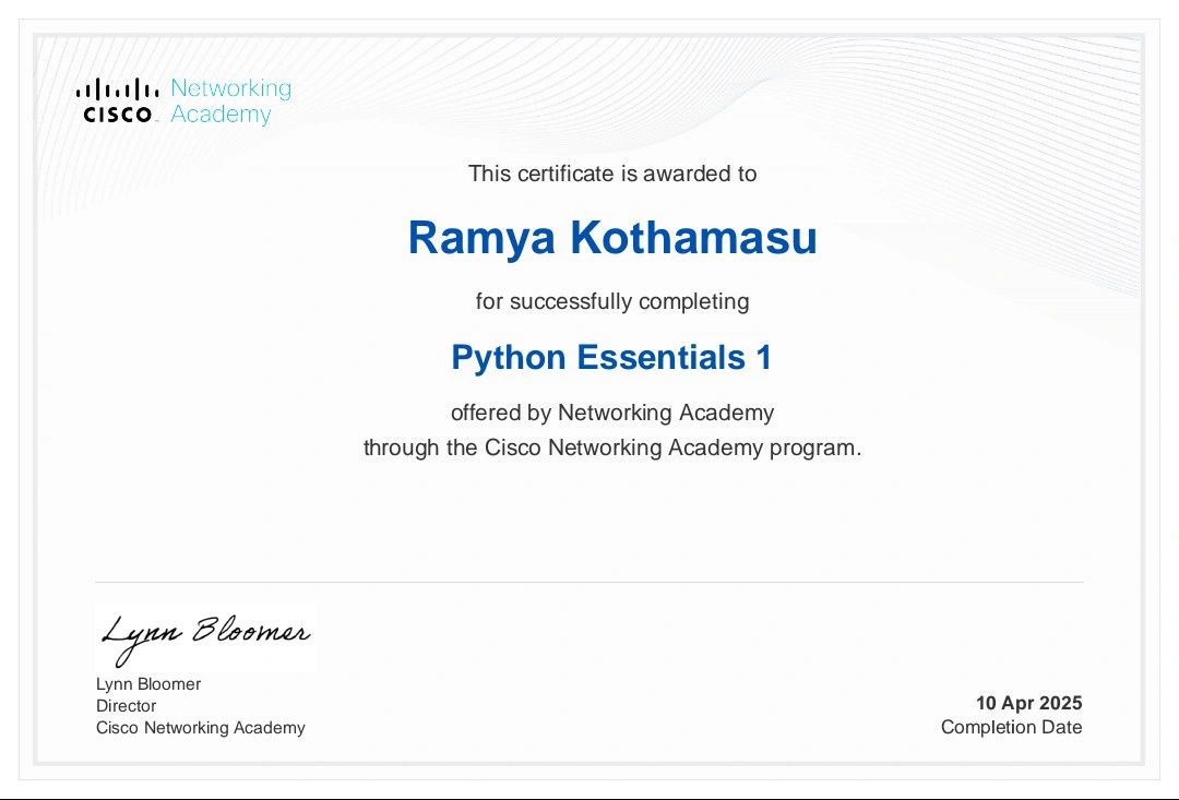 #python #cisconetworkingacademy #pythonessentials #learningjourney ... #python #cisconetworkingacademy #pythonessentials #learningjourney ...