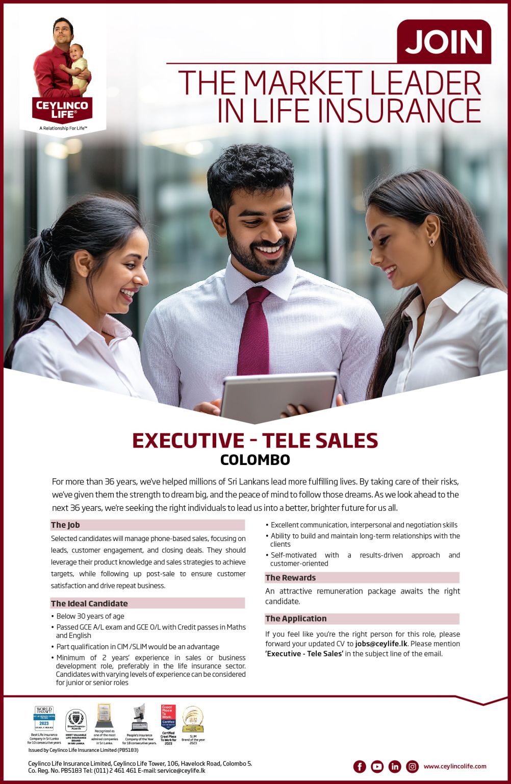 Ceylinco Life Insurance Limited on LinkedIn: The market leader in the ... Ceylinco Life Insurance Limited on LinkedIn: The market leader in the ...