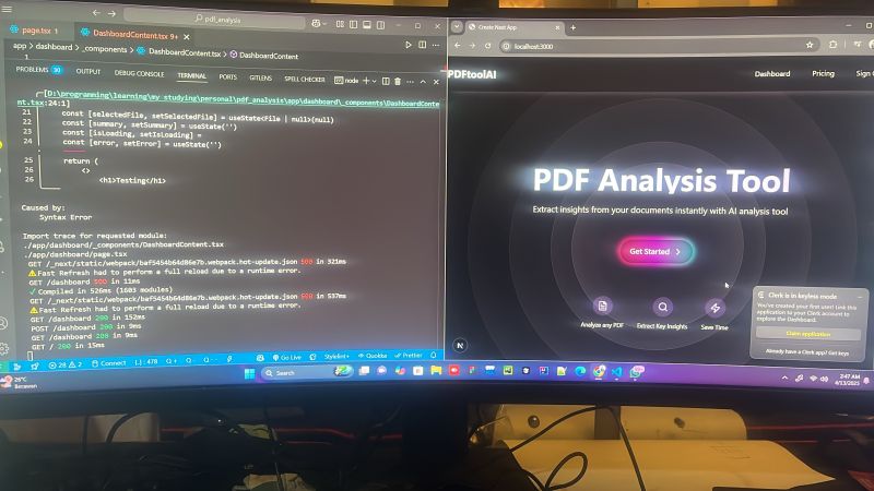 #nextjs #ai #learninginpublic #sideproject #webdevelopment #pdftool ... #nextjs #ai #learninginpublic #sideproject #webdevelopment #pdftool ...
