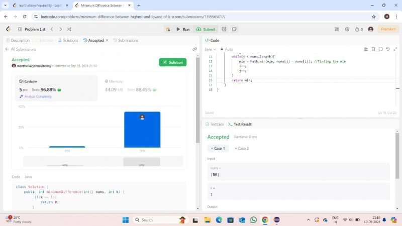 Morthalla Vyshnavi on LinkedIn: #vignesh #dsa #leetcode #coding Morthalla Vyshnavi on LinkedIn: #vignesh #dsa #leetcode #coding