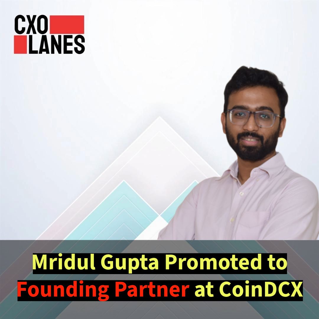 CoinDCX welcomes Mridul Gupta as Founding Partner | CXO Lanes posted on ... CoinDCX welcomes Mridul Gupta as Founding Partner | CXO Lanes posted on ...