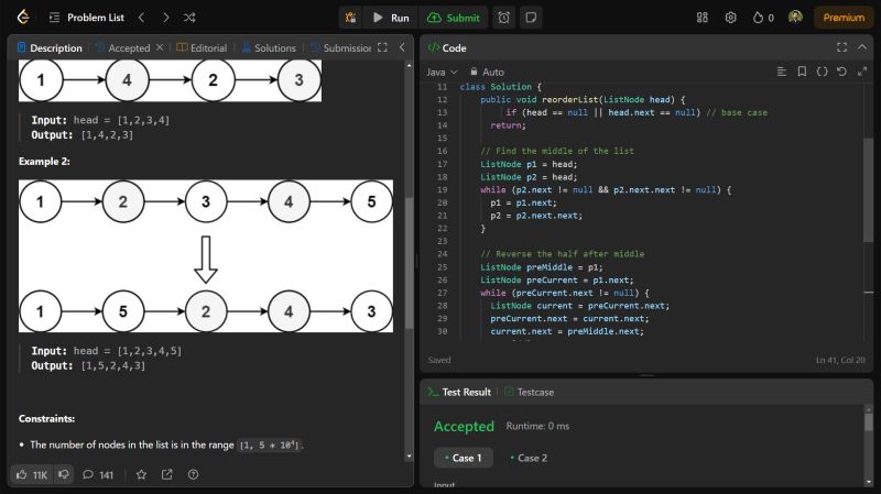 Resolved linked lists problem with LeetCode | Sagar Kumar posted on the ... Resolved linked lists problem with LeetCode | Sagar Kumar posted on the ...