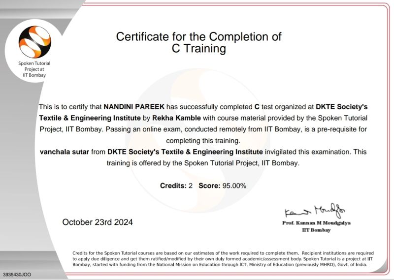Nandini Pareek on LinkedIn: #programming #learning #achievement Nandini Pareek on LinkedIn: #programming #learning #achievement