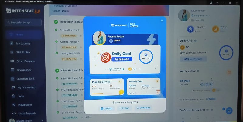 Anusha Reddy on LinkedIn: #day63 #100dyasofcodingchallengs #reactjs # ... Anusha Reddy on LinkedIn: #day63 #100dyasofcodingchallengs #reactjs # ...