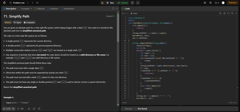 SABYASACHI MOHAPATRA on LinkedIn: Day 75 of #100Days Of Code 📌LeetCode ... SABYASACHI MOHAPATRA on LinkedIn: Day 75 of #100Days Of Code 📌LeetCode ...