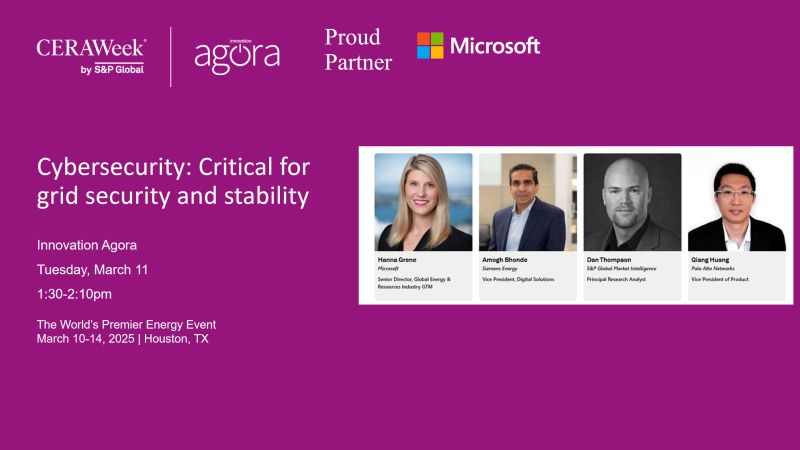 #ceraweek #microsoft #cybersecurity #microsoftenergy #resilience ... #ceraweek #microsoft #cybersecurity #microsoftenergy #resilience ...